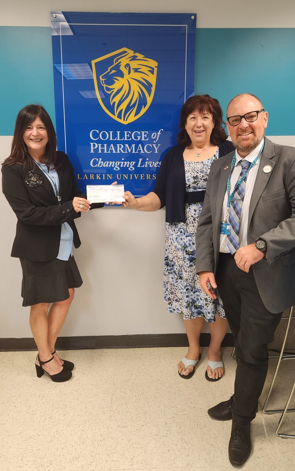 Walgreens Diversity Donation Award for LU COP - Larkin University